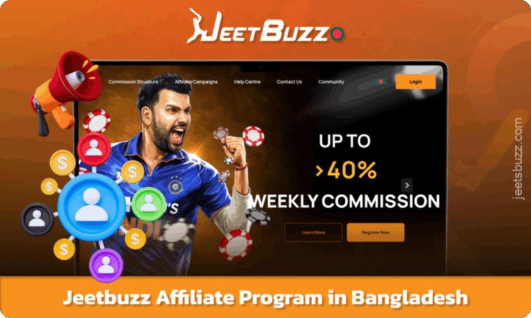 Jeetbuzz Affiliate Program — Earn up to 35% Weekly Commission